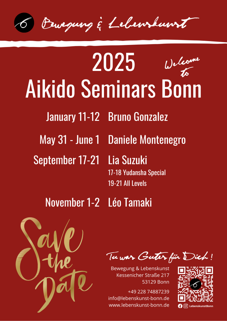 Aikido Seminare 2025 & 2026 - Bewegung & Lebenskunst Bonn
